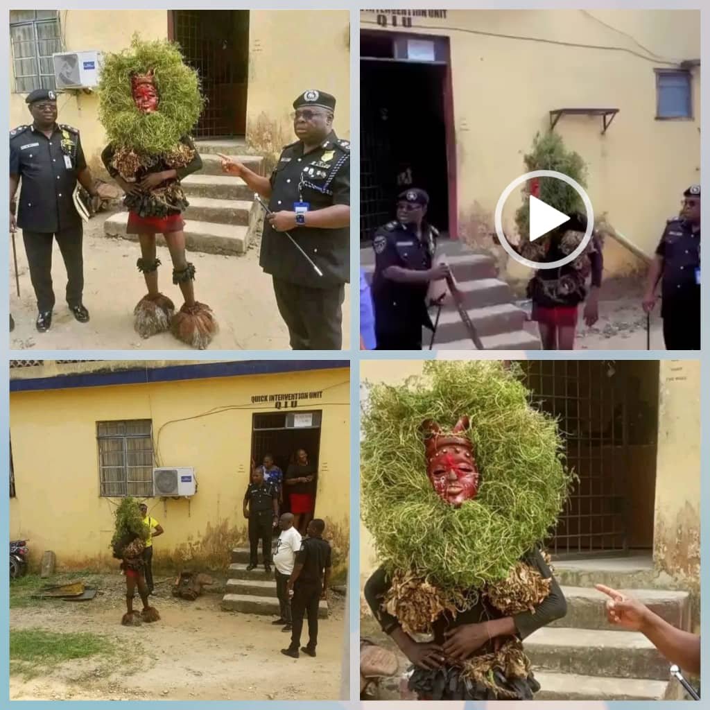 Police Arrest, Lock-up Masquerade over Alleged Public Nuisance (Video ...